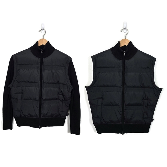 Hugo Boss | Jackets & Coats | Hugo Boss Mixed Material Virgin Wool ...